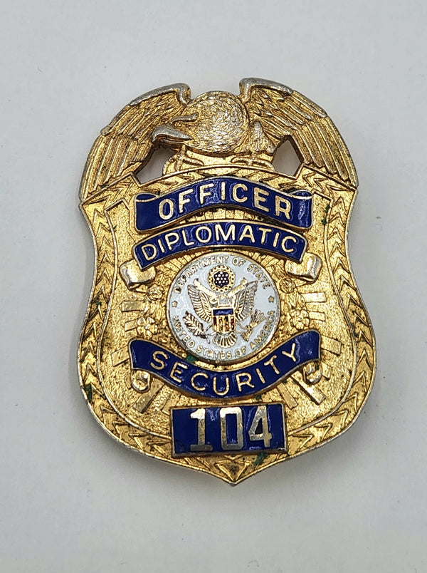 Vintage State Department Diplomatic Security Officer Badge – The Hidden ...